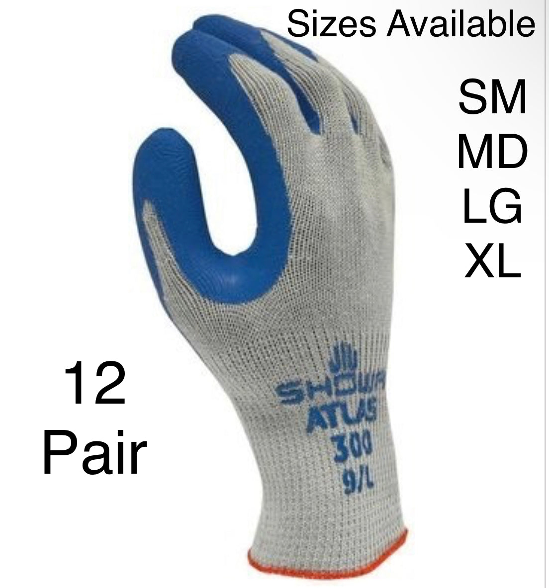 Atlas 300 Blue 12 pair – Five Star Workwear